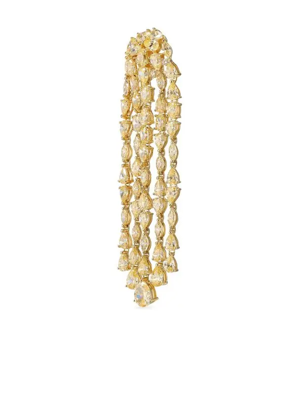 ANABELA CHAN 18kt Yellow Vermeil Cascade Diamond Earrings