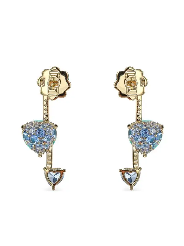 ANABELA CHAN 18kt Gold Vermeil Multi-stone Drop Earrings