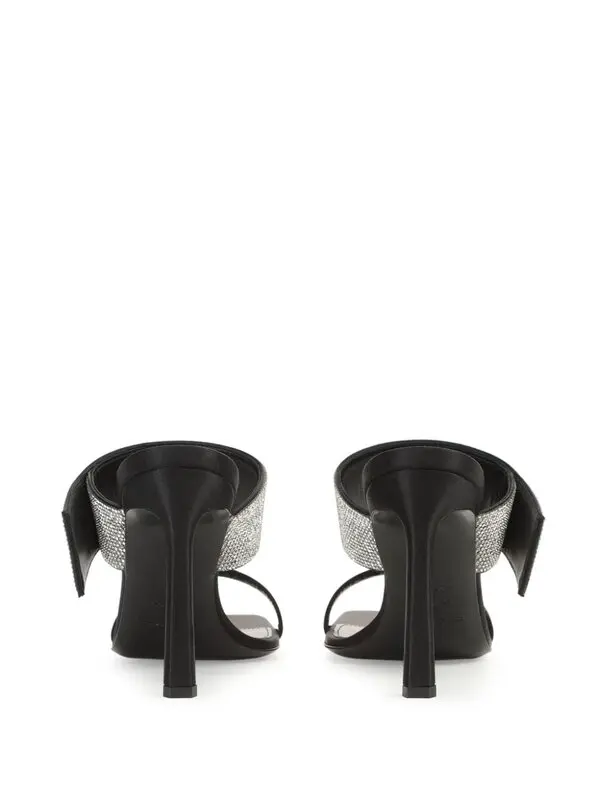 SERGIO ROSSI Paris 95mm Silk Mules