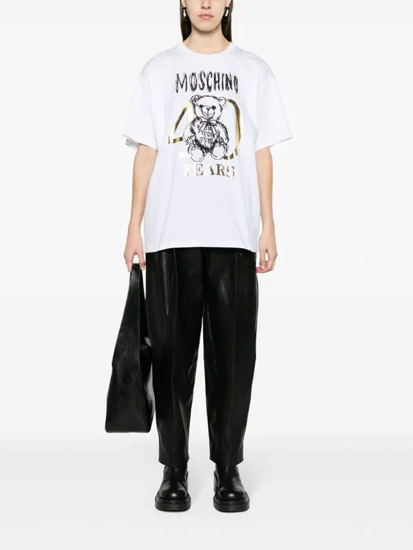 Moschino Teddy Bear-print Cotton T-shirt