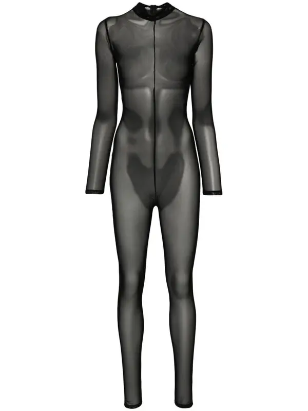 Alchemy Fashions X Lia Aram Mesh Jumpsuit - Black
