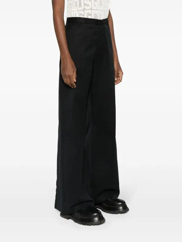 R13 High-waisted Wide-leg Trousers