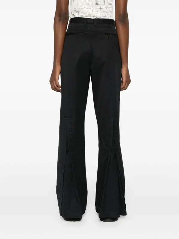 R13 High-waisted Wide-leg Trousers