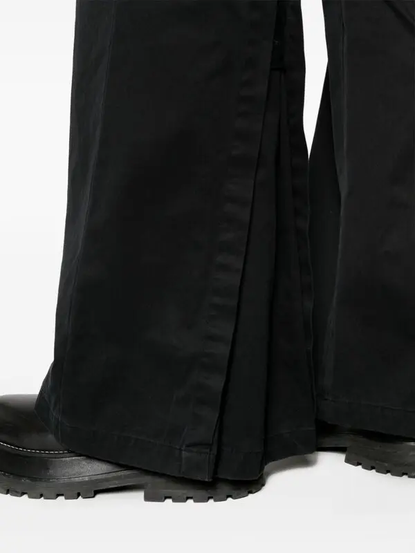 R13 High-waisted Wide-leg Trousers