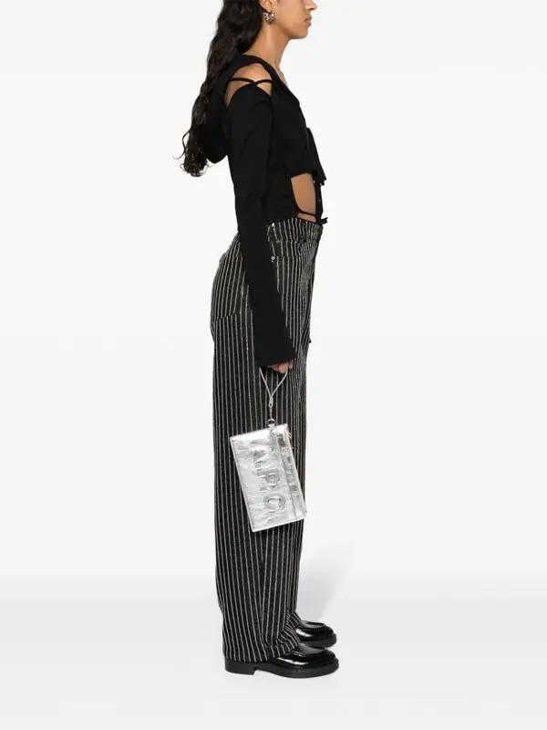 A.p.c. Leather Zip-up Clutch