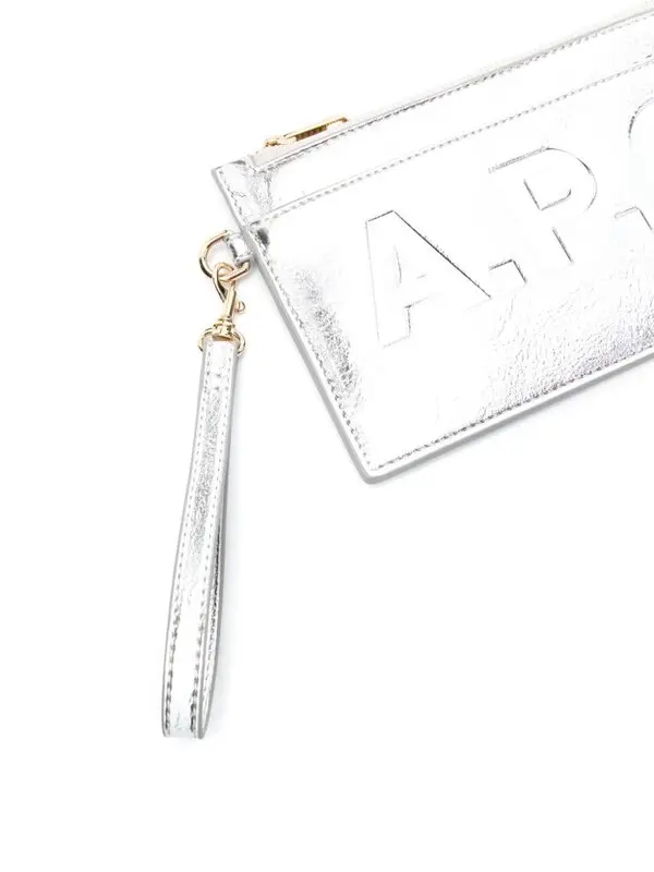A.p.c. Leather Zip-up Clutch