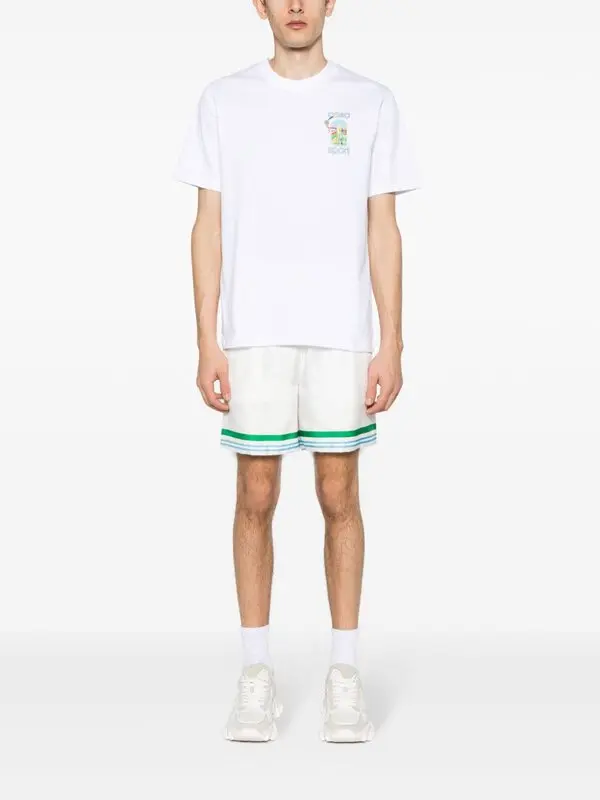Casablanca Le Jeu-print Cotton T-shirt