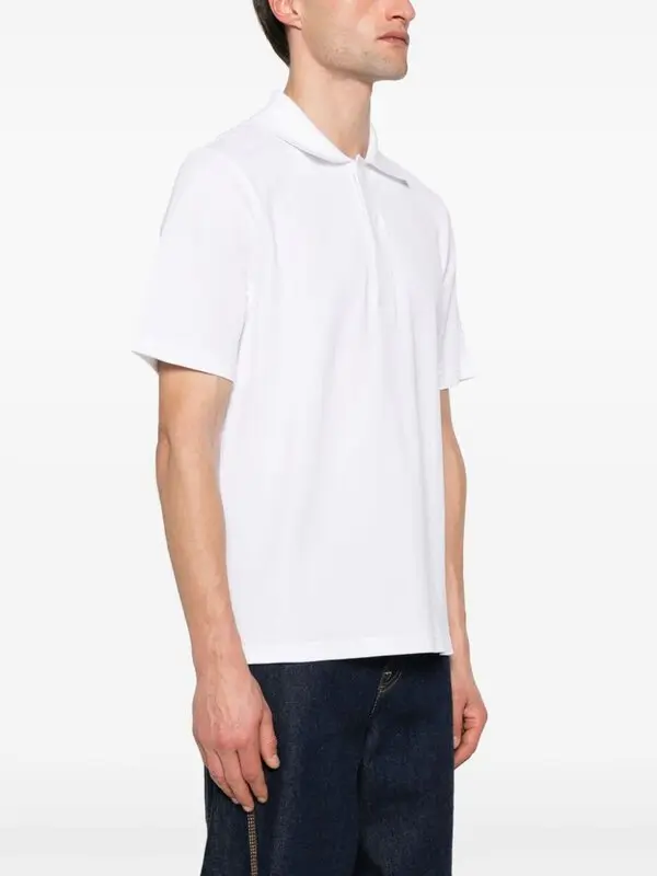 LANVIN Logo-embroidered Piqué Polo Shirt