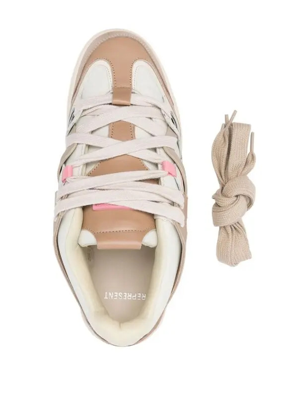 REPRESENT Bully Leather Sneakers - Brown