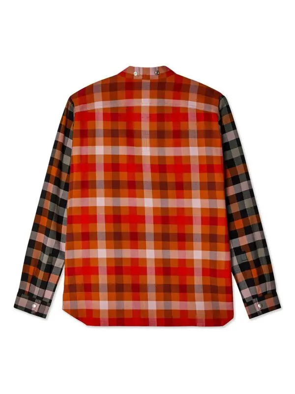 Rick Owens Check-print Panelled Shirt