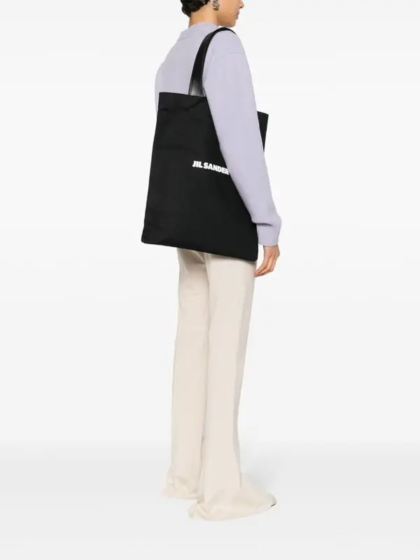 JIL SANDER Logo-print Tote Bag