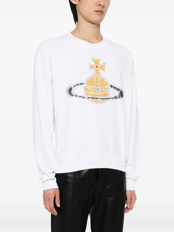 VIVIENNE WESTWOOD Orb-print Cotton Sweatshirt