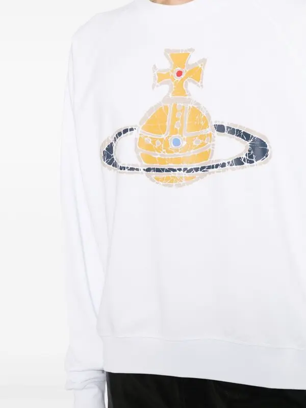 VIVIENNE WESTWOOD Orb-print Cotton Sweatshirt