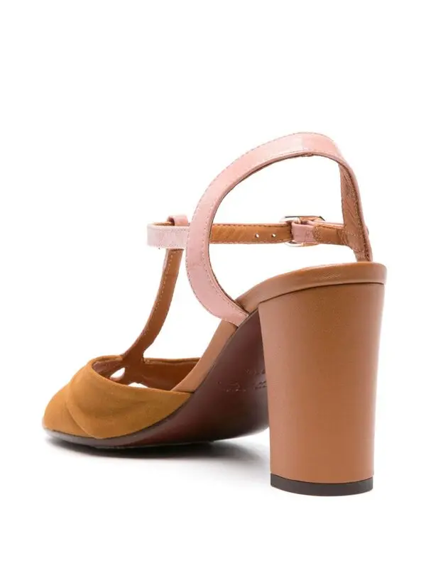Chie Mihara Biagio T-bar Sandals - Brown