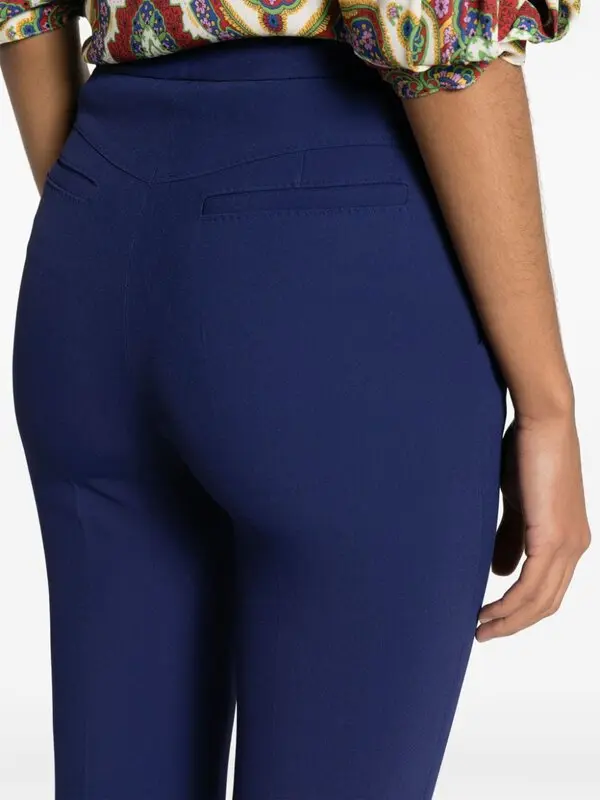 Etro Flared Tailored Trousers - Blue