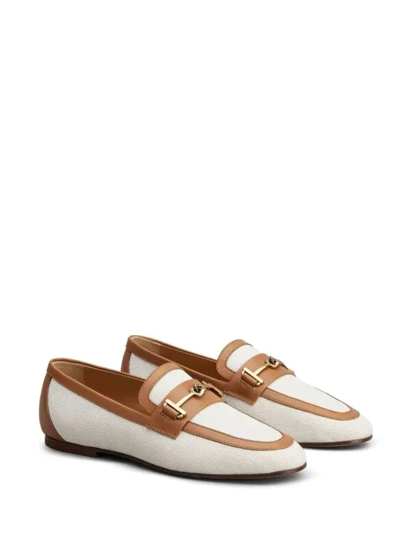 TOD'S Two-tone Chain Loafers