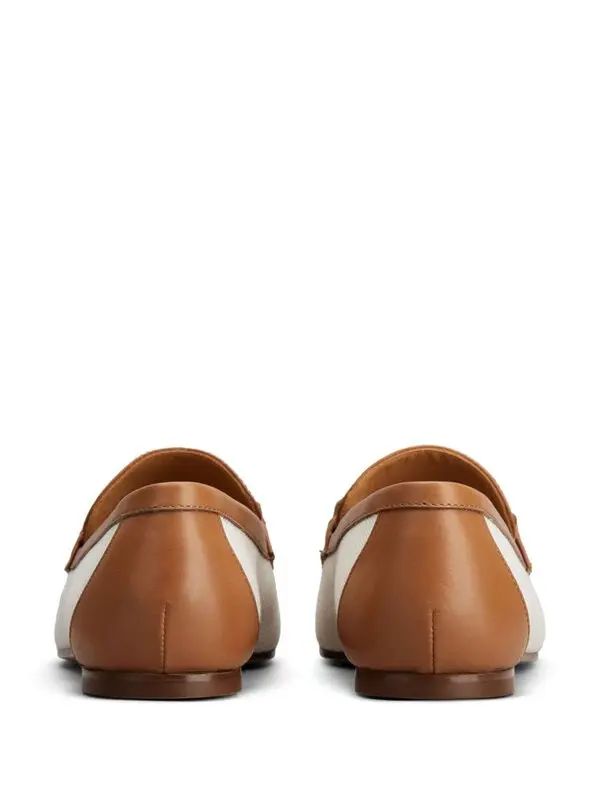 TOD'S Two-tone Chain Loafers