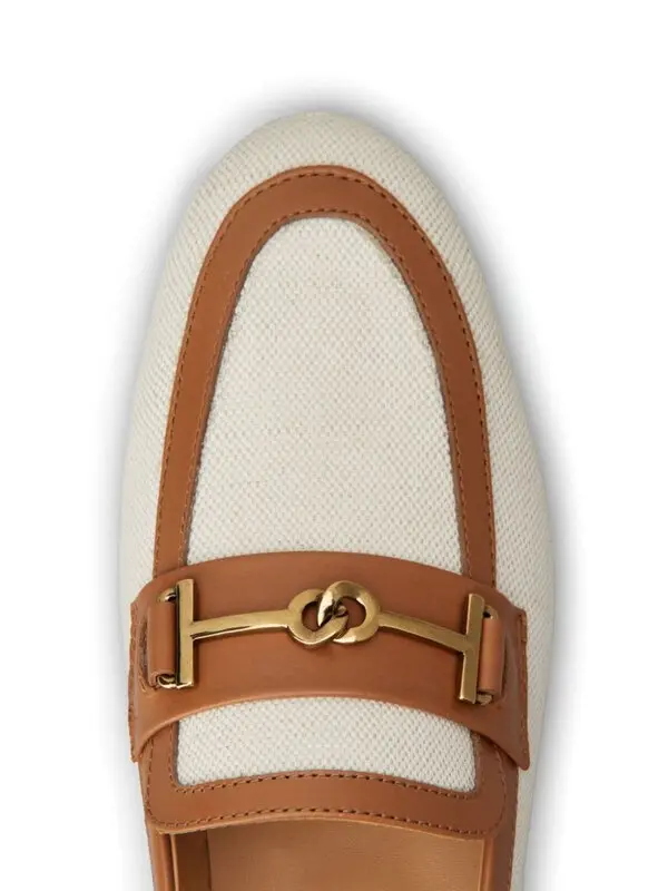 TOD'S Two-tone Chain Loafers