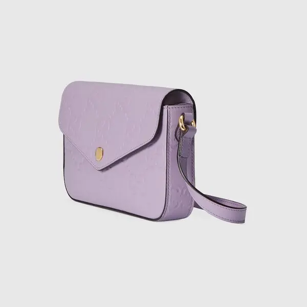 Gucci Gg Super Mini Shoulder Bag - Purple | Editorialist