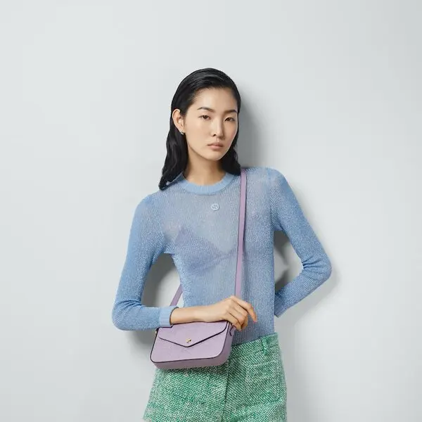 Gucci Gg Super Mini Shoulder Bag - Purple | Editorialist