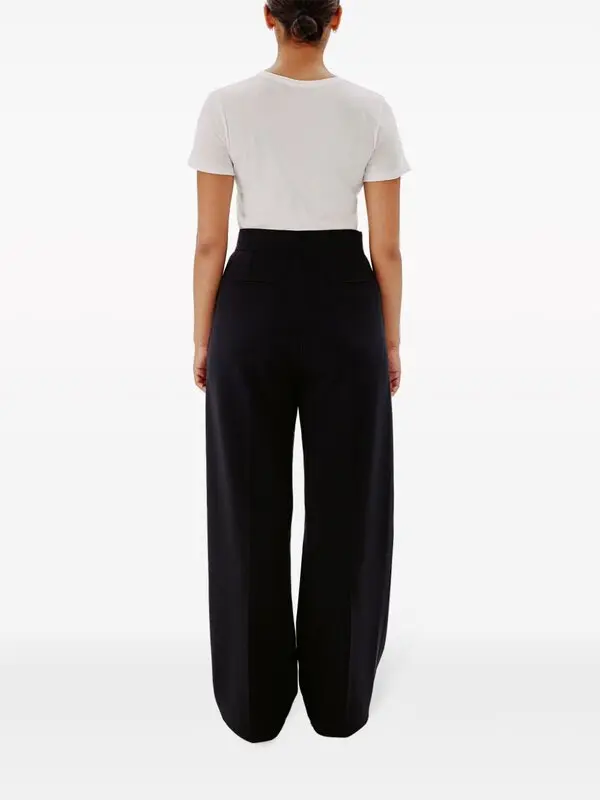 Another Tomorrow Doppio Wide-leg Trousers