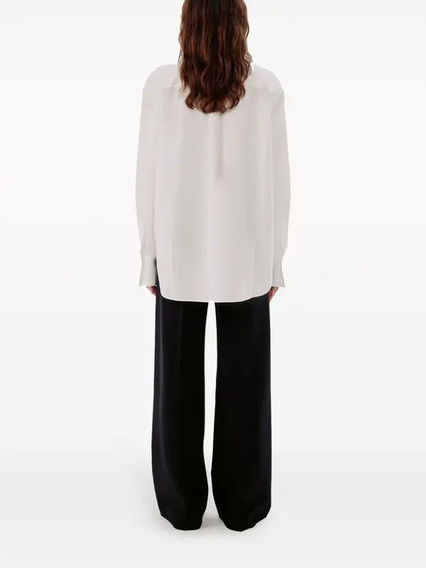 Another Tomorrow Organic Cotton Shirt - White