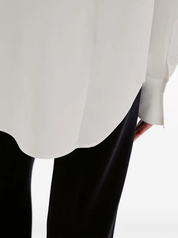 Another Tomorrow Organic Cotton Shirt - White