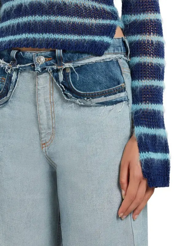Marni Panelled Wide-leg Jeans