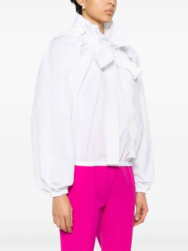 PATOU Iconic Drawstring Top - White