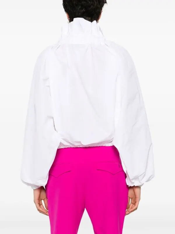PATOU Iconic Drawstring Top - White