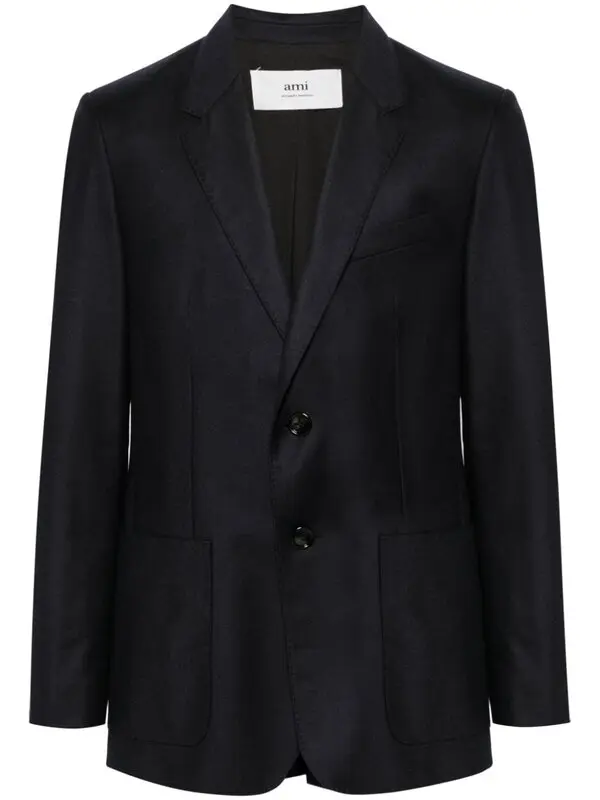 Ami Single-breasted Virgin Wool Blazer