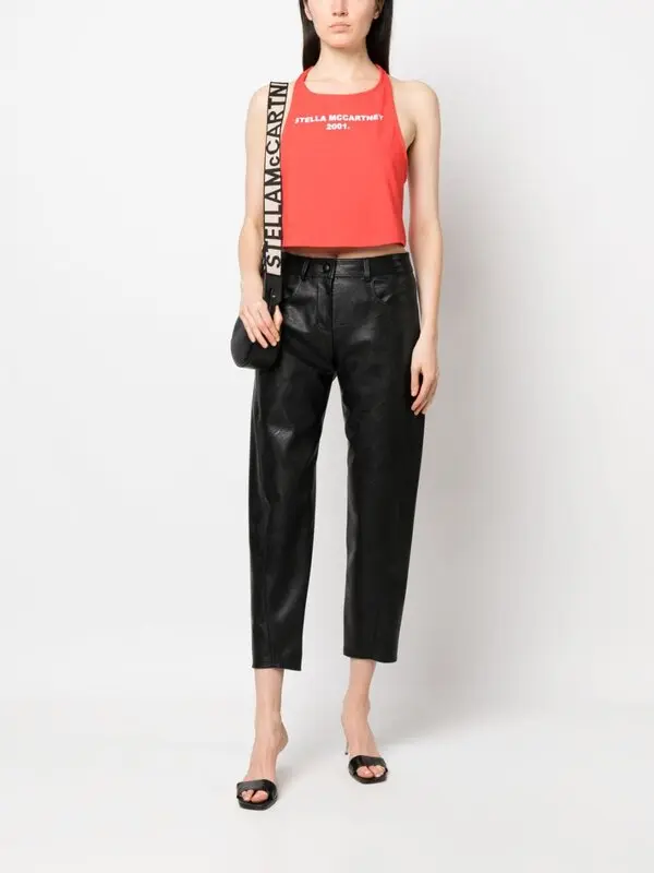 Stella McCartney Logo-print Tank Top - Red