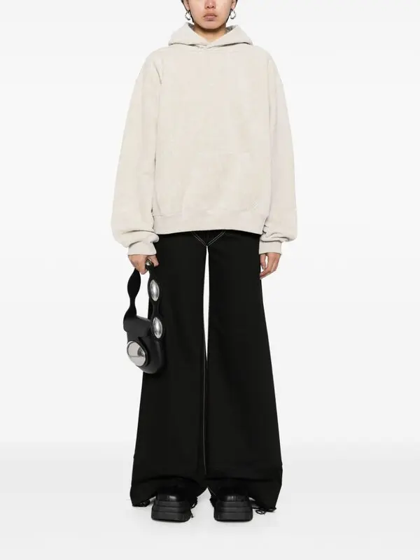 Alexander Wang Flocked Terry Hoodie
