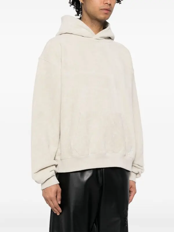 Alexander Wang Flocked Terry Hoodie
