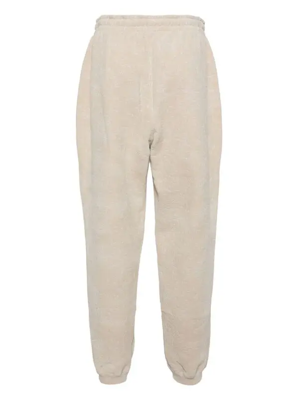 Alexander Wang Flocked Cotton Track Pants