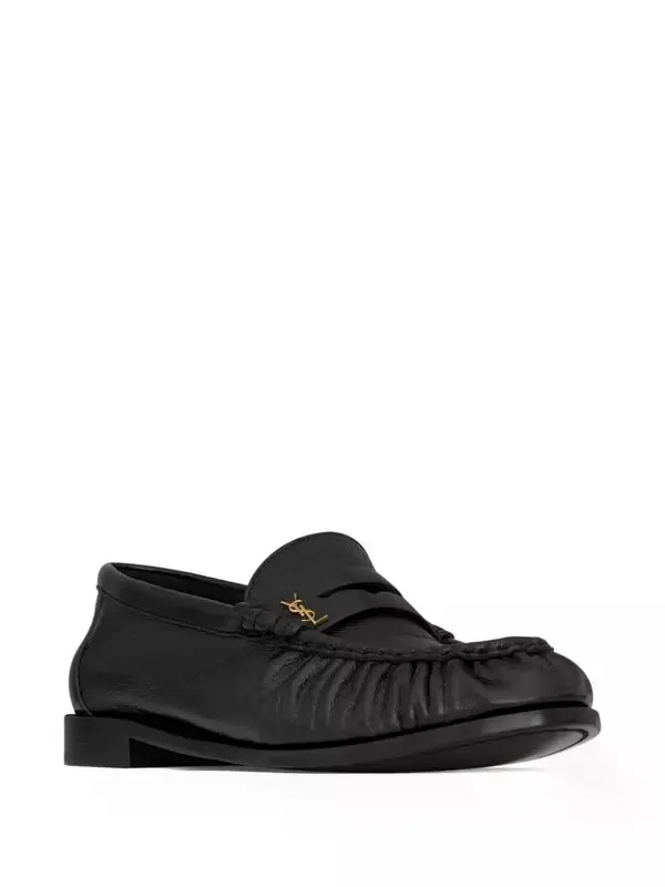 Saint Laurent Le Loafer Penny Loafers - Black