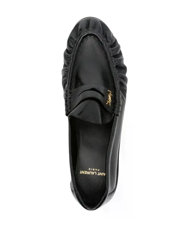Saint Laurent Le Loafer Penny Loafers - Black
