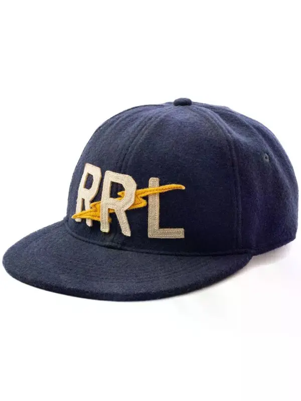 Ralph Lauren Logo-applique Felted Baseball Cap - Blue
