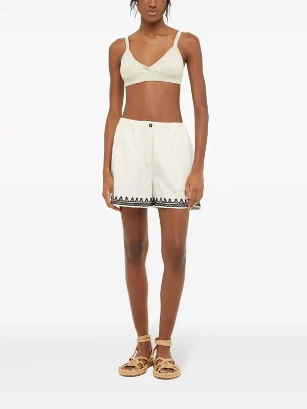 Alanui Akasha Cotton-blend Shorts