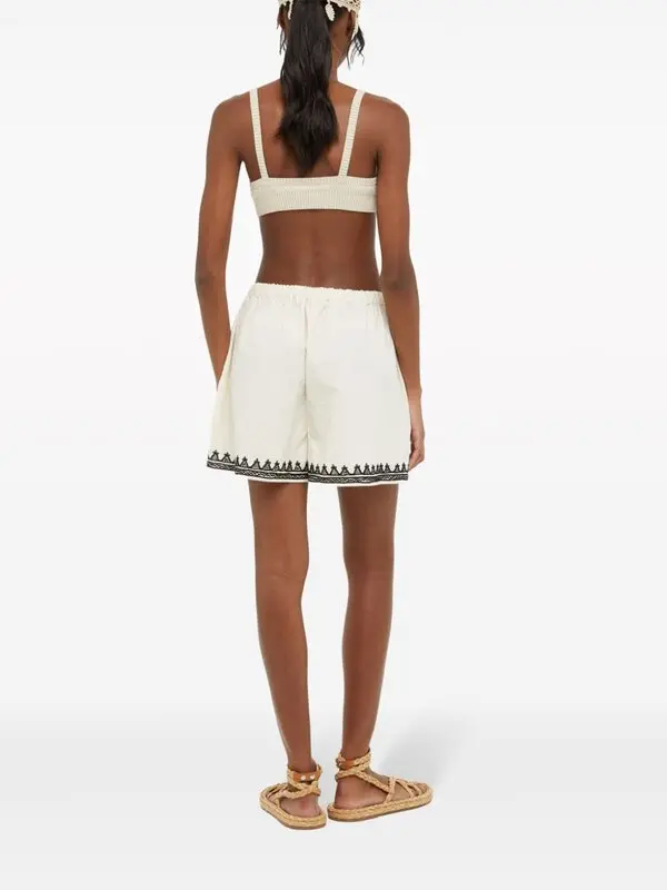 Alanui Akasha Cotton-blend Shorts