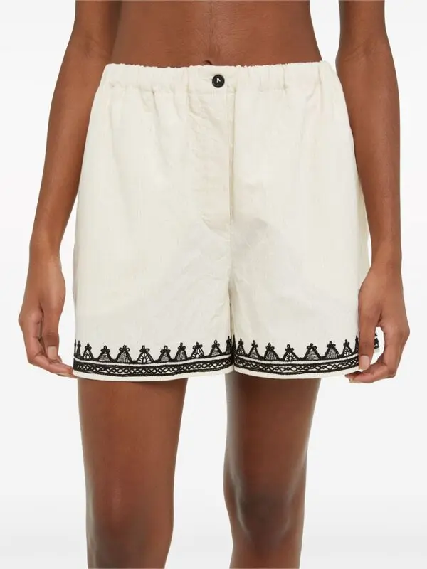 Alanui Akasha Cotton-blend Shorts