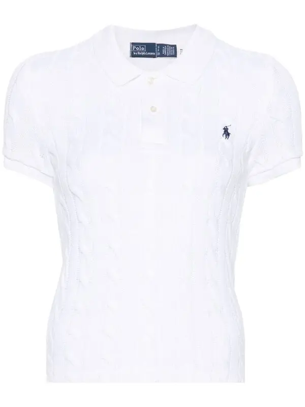 Polo Ralph Lauren Polo Pony Cable-knit Polo Shirt