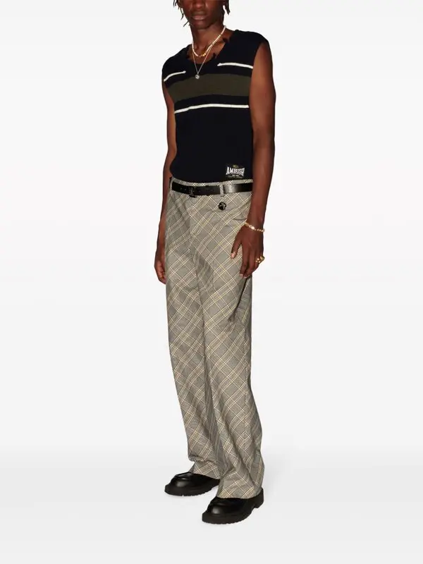 AMBUSH Checked Straight-leg Trousers