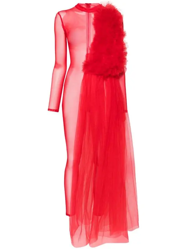 Alchemy Fashions X Lia Aram Tulle Jumpsuit - Red