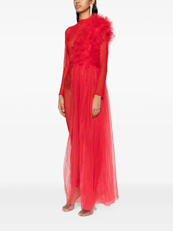 Alchemy Fashions X Lia Aram Tulle Jumpsuit - Red