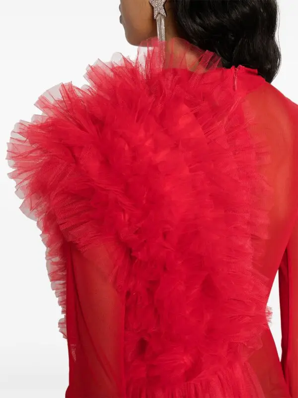 Alchemy Fashions X Lia Aram Tulle Jumpsuit - Red