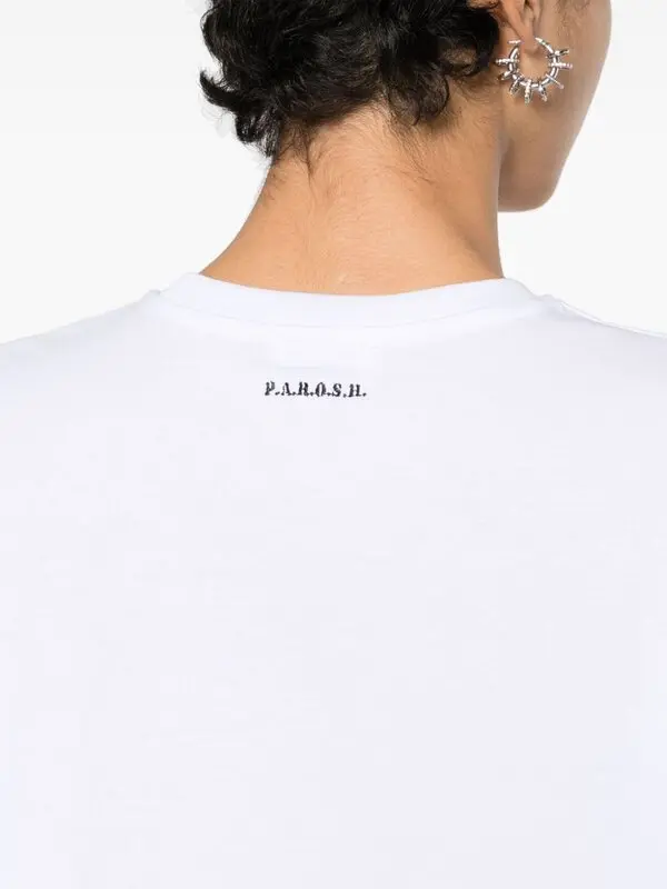 P.a.r.o.s.h Logo-embroidered T-shirt