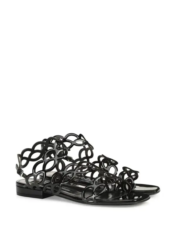 SERGIO ROSSI Sr Mermaid Leather Sandals