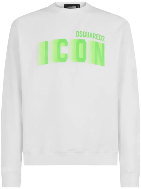 Dsquared2 Logo-print Cotton Sweatshirt - Grey