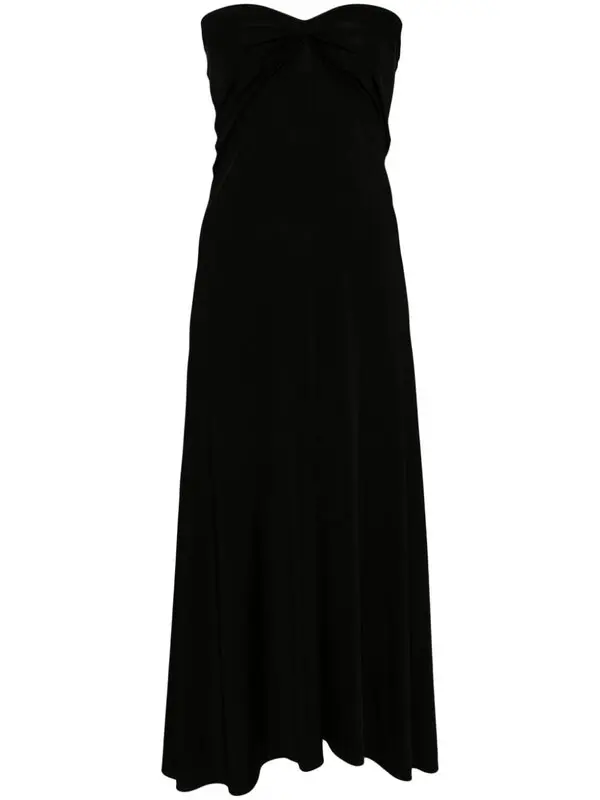 David Koma Strapless Maxi Dress
